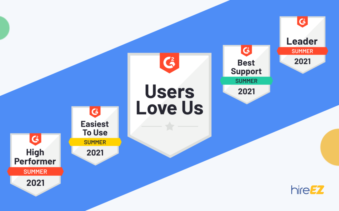 G2 Award 2021: Best Recruiting Automation Software | hireEZ